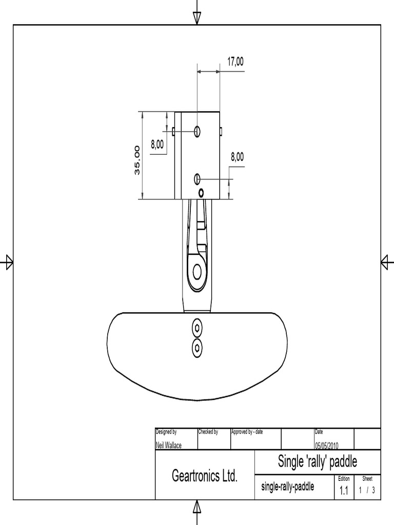 Single Paddle Assembly | PDF