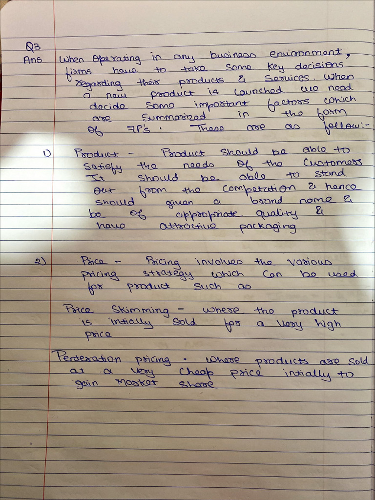 Question 3 Answer (SBL) | PDF