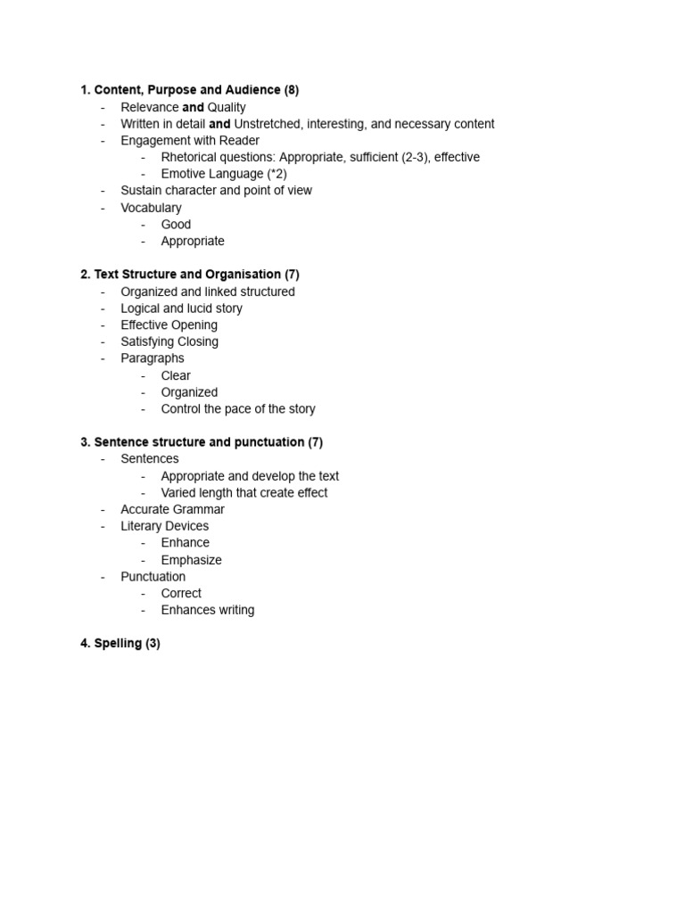 Grade 4 Diary Entry Rubric | PDF