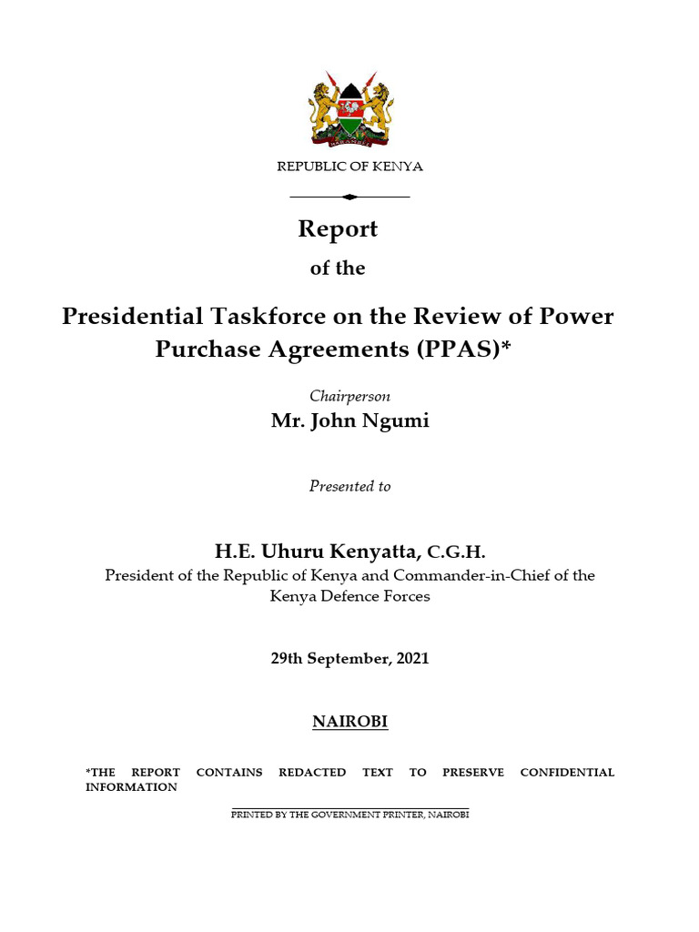 PPA Taskforce - The Redacted Report 15.10.21 New Formatted | PDF