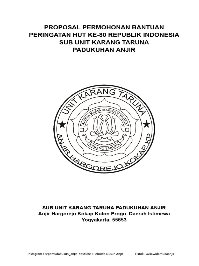 (KT Anjir) Proposal Hut Ri-80 | PDF