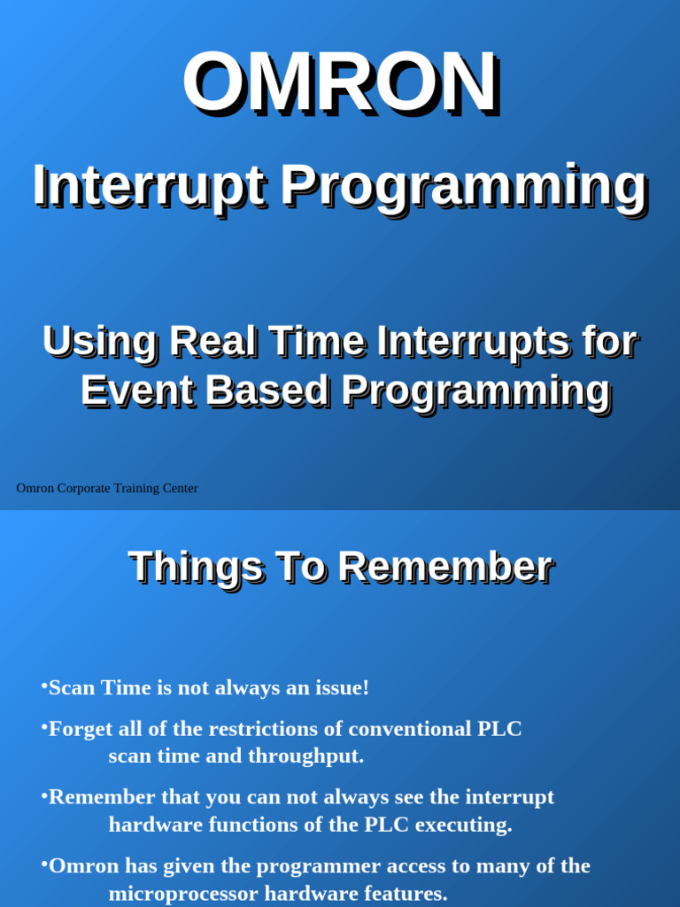 Event Based ProgrammingRev1 | PDF | Programmable Logic Controller | Timer