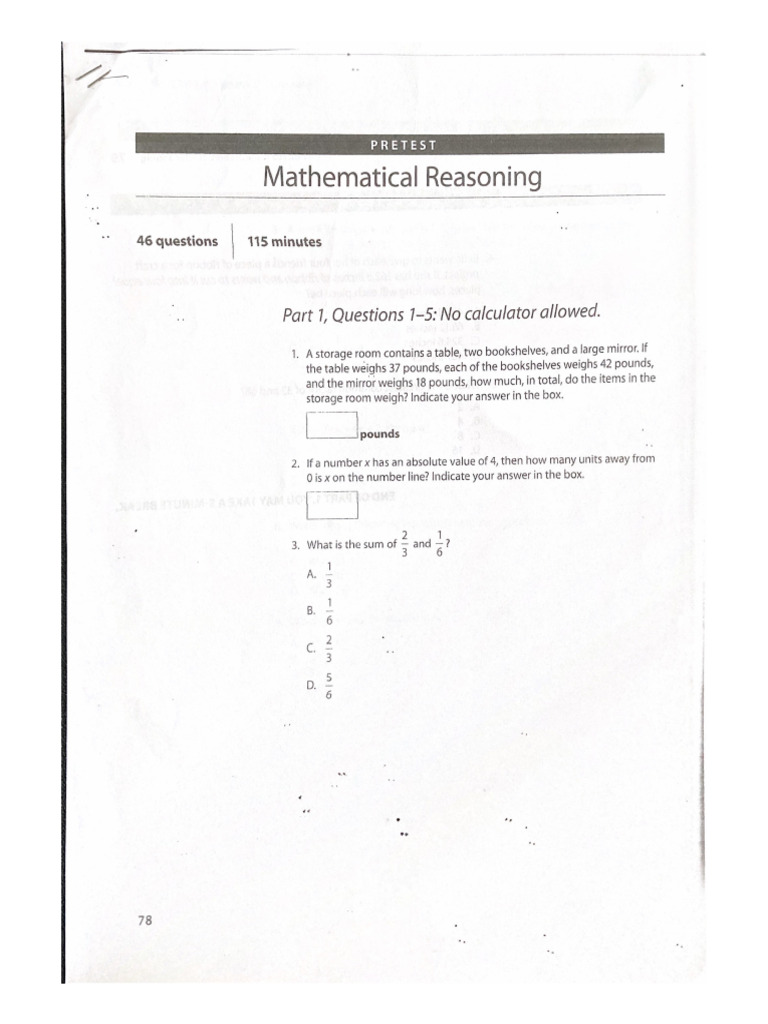 Mathematical Reasoning | PDF