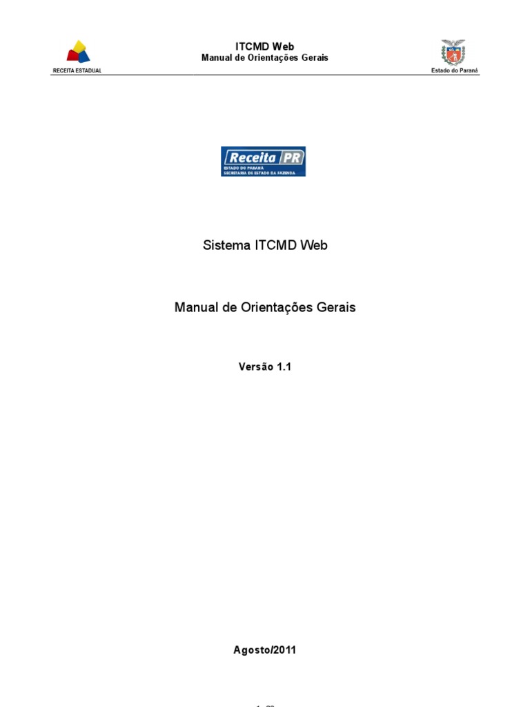 Manual do Sistema ITCMD Web PR | PDF | Imposto sobre herança ...