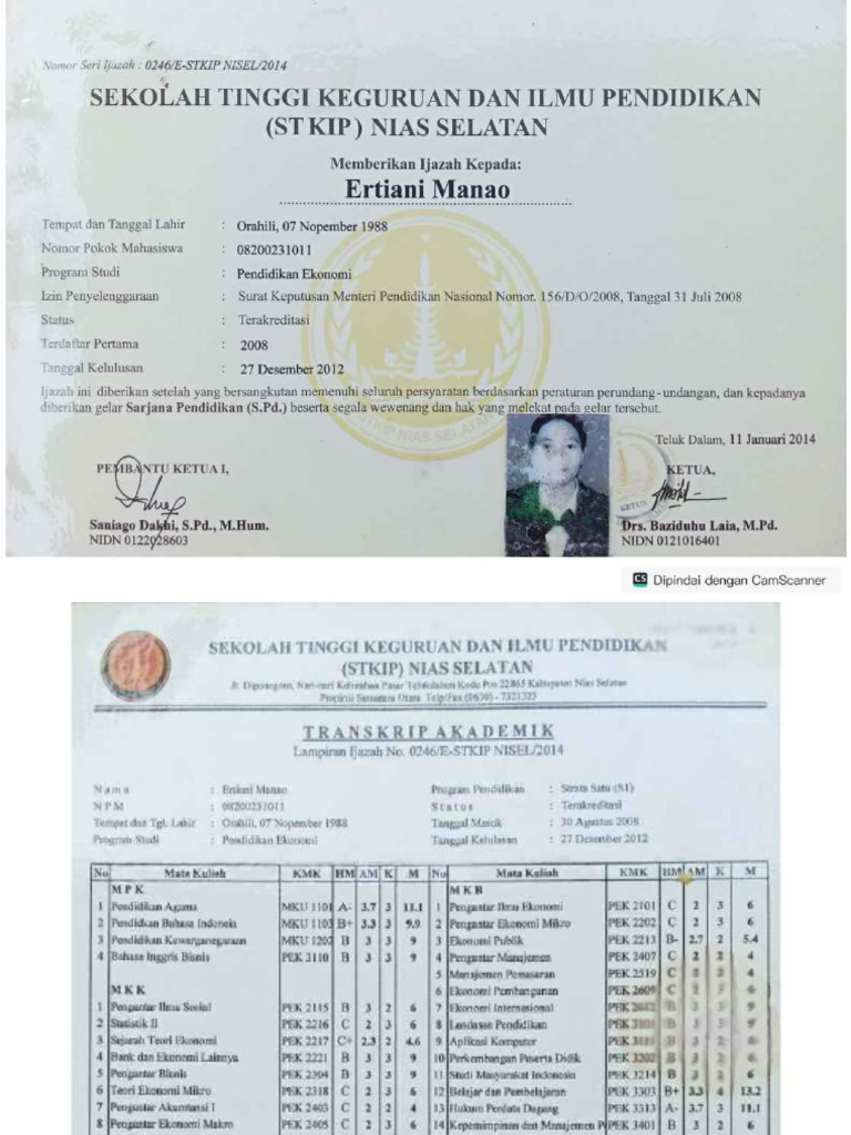 Ijazah Dan Transkrip - 11zon | PDF