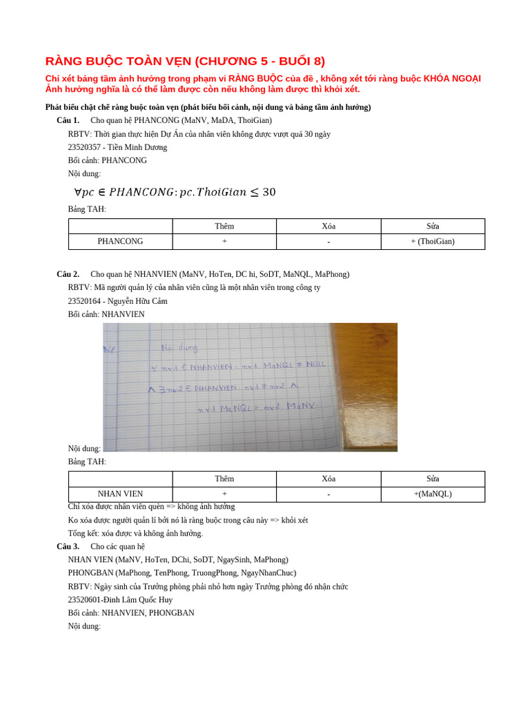 IT004.P111 - Sửa bài tập11 - 10 - 2024 | PDF