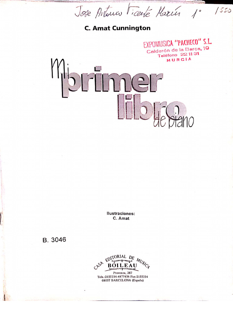Mi Primer Libro de Piano | PDF
