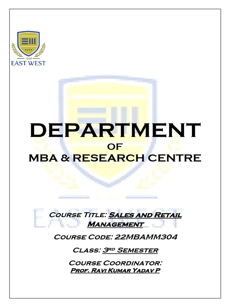 SRM Cover Page | PDF