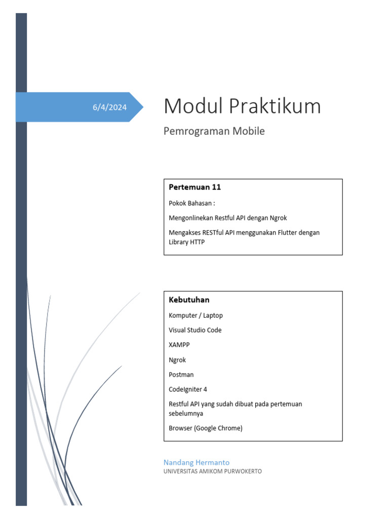 Modul Praktikum PMO Pertemuan 11 | PDF