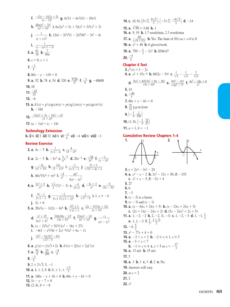 Advanced Functions and Introductory Calculus (1) 1 498 486 | PDF ...