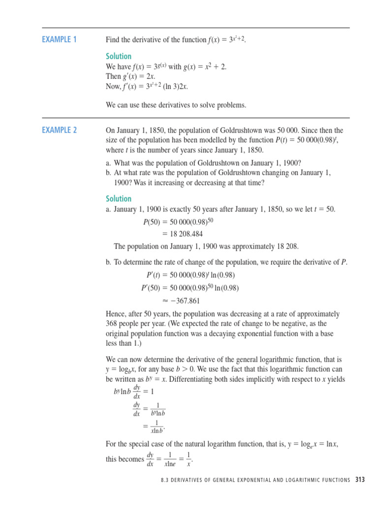 Advanced Functions and Introductory Calculus (1) 1 498 330 | PDF | Derivative | Subtraction