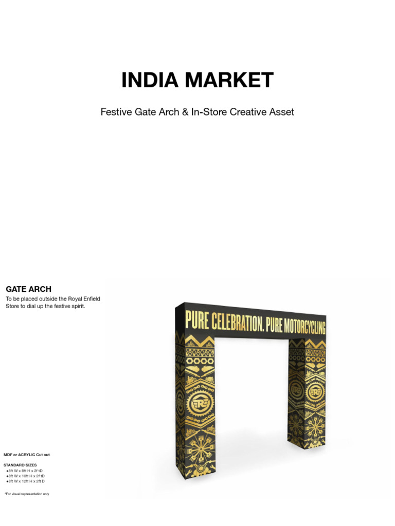 Festive Gate Arch Design for Retail | PDF