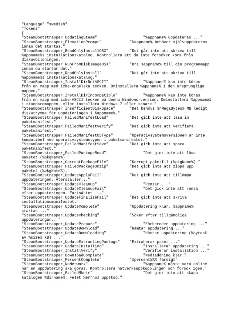 Steambootstrapper Swedish | PDF