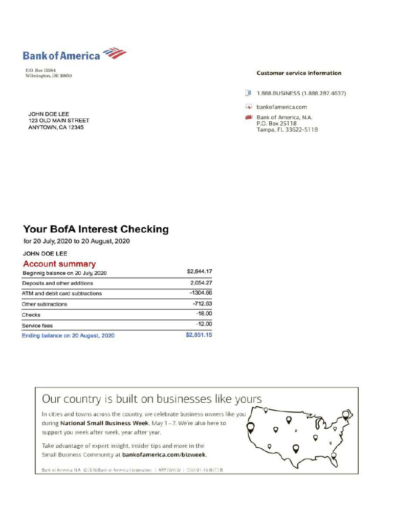 Bank of America Statement Result Image+ (1) 1 | PDF