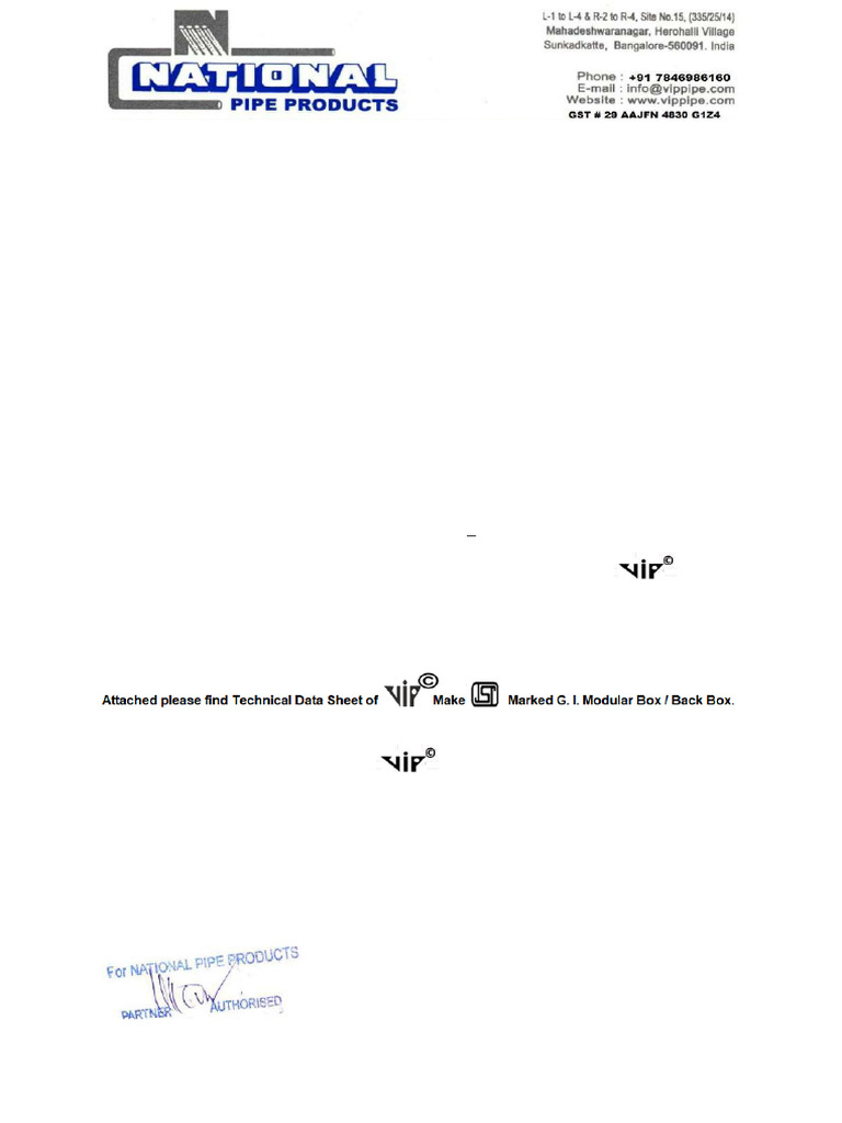 Awareness On Mandatory Isi Marking For G I Modular Switch Boxes | PDF ...
