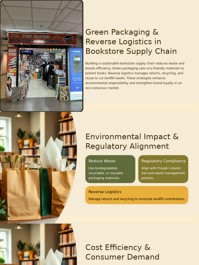 Sustainable Bookstore Supply Chain Strategies | PDF | Supply Chain ...