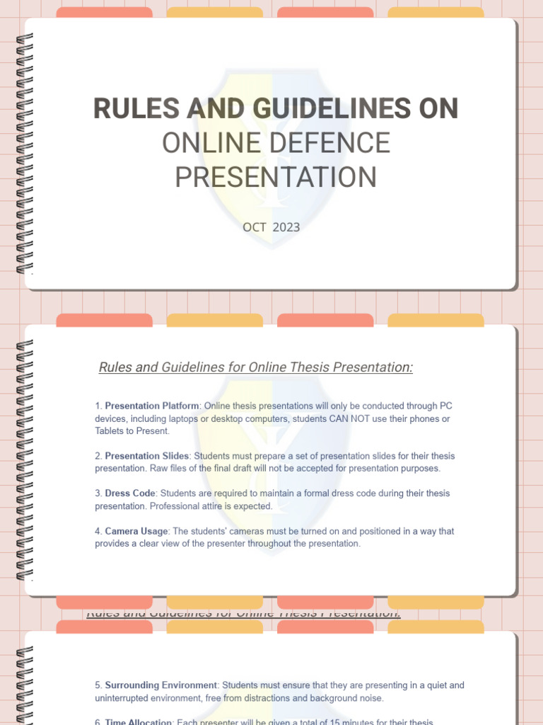 Thesis Rules and Guidlines | PDF