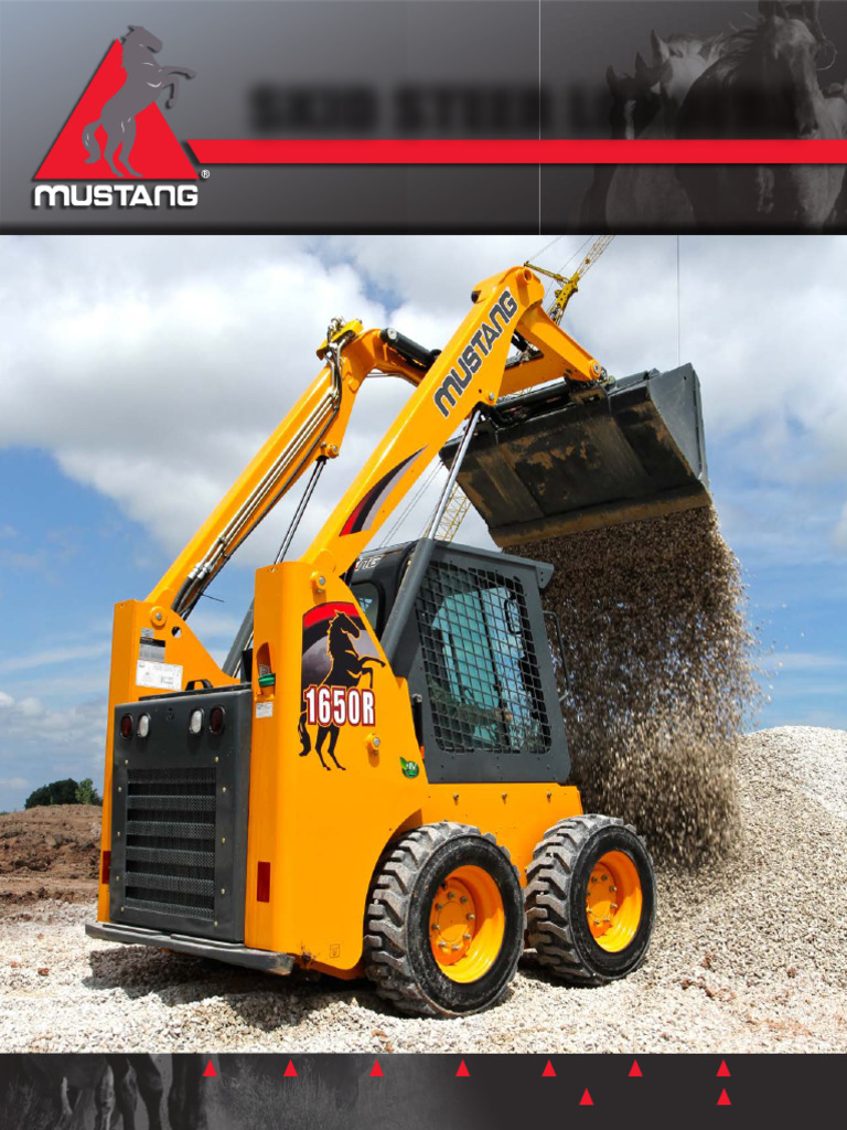 Mustang 2200R Skid Steer Specs | PDF | Loader (Equipment) | Elevator