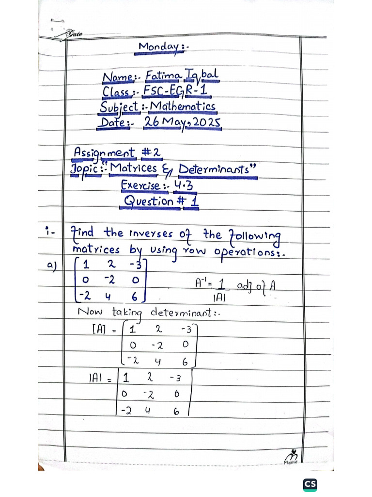 Maths! Exercise 4.3 Q 1 To 6 | PDF