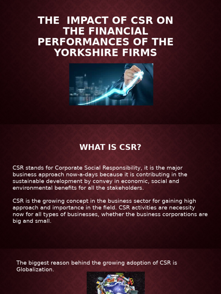 The Impact of CSR On The Financial Performances | PDF | Corporate ...