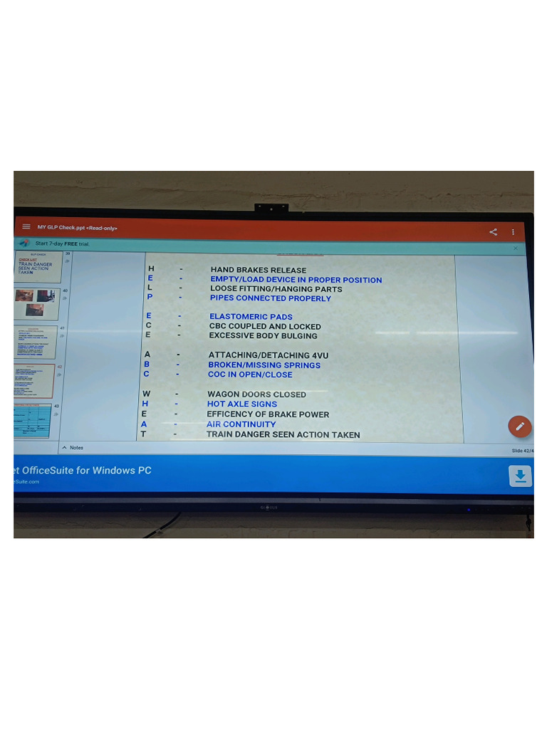 GLP Check List | PDF
