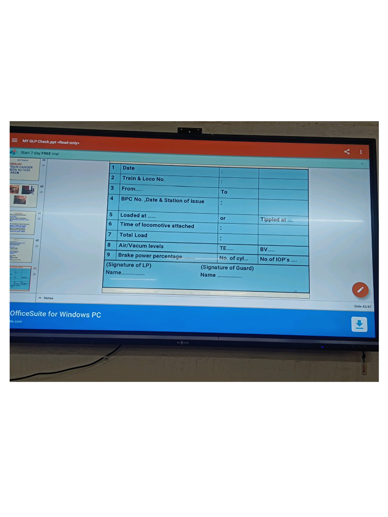 GLP Check List Performa | PDF