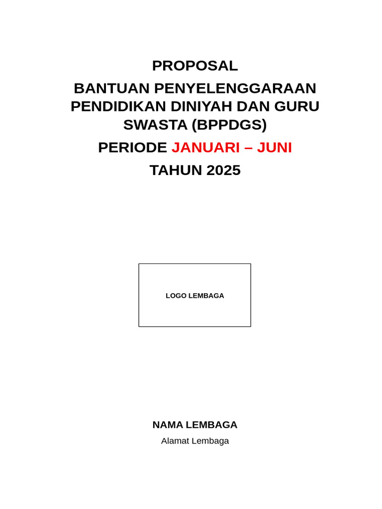 Format Proposal | PDF