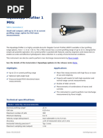 Nortek Datasheet - Aquadopp - Profiler | PDF | Hertz