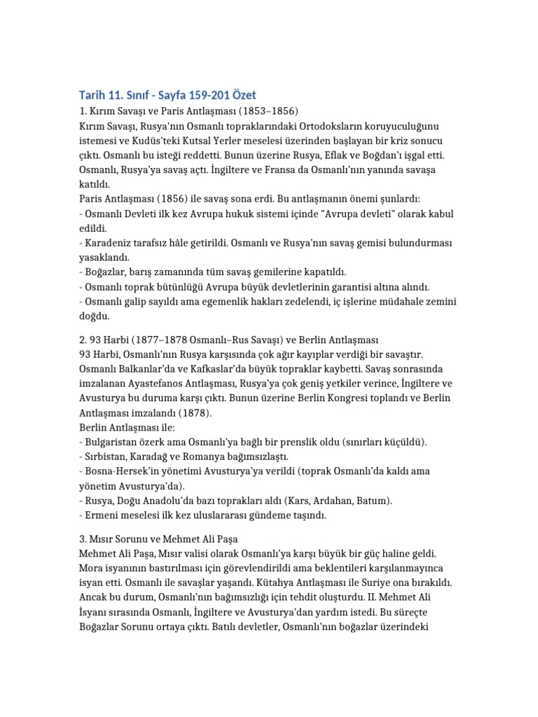 Tarih 159-201 Ozet | PDF