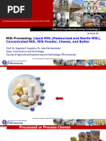 Anhydrous Milk Fat: Production & Uses | PDF | Butter | Milk