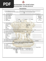Survey Plan Application Form Goa | PDF