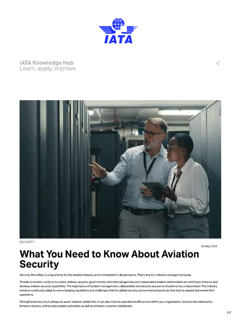 IATA Security | PDF