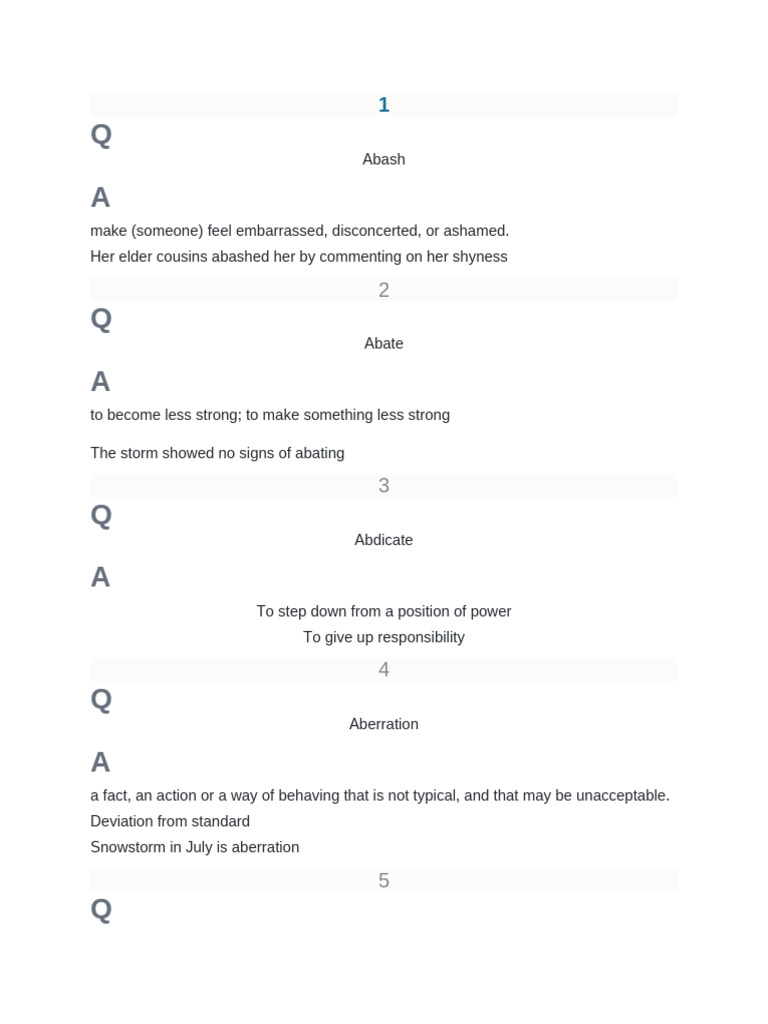 A-Z Difficult Words | PDF