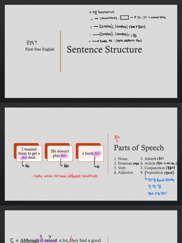 Sentence Structure | PDF