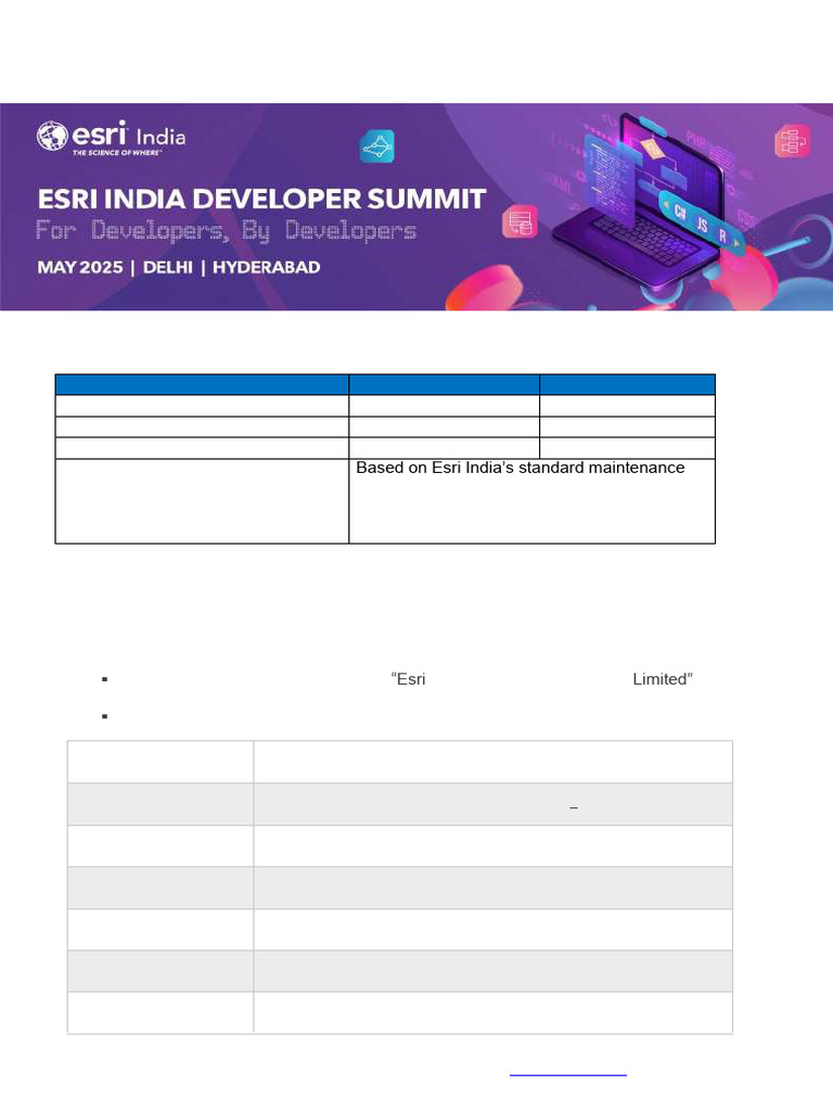 2025 Esri India DevSummit Registration Guidelines | PDF | Esri | Arc Gis
