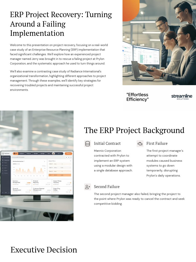 ERP Project Recovery Strategies at Prylon | PDF | Enterprise Resource ...