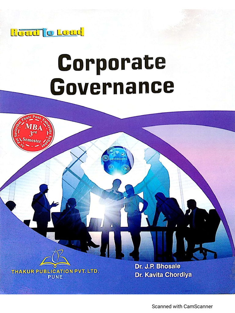Corporate Governance Sem 3 Unit 1 | PDF