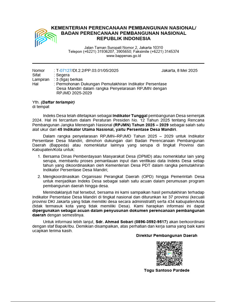 S07127 (PP0301) - Permohonan Dukungan Pemutakhi - 250523 - 154046 | PDF