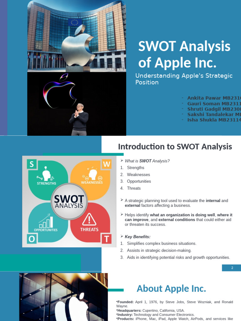 Apple SWOT: Identifying Weaknesses | PDF | Apple Inc. | I Phone