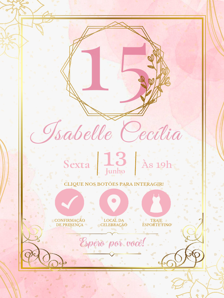 Convite de 15? PDF | PDF