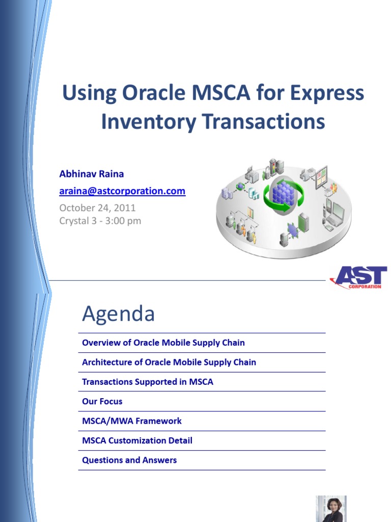 MSCA Architecture Plus Customizations | PDF | Graphical User Interfaces | Inventory