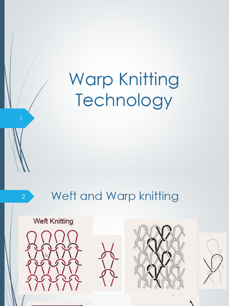 Understanding Warp Knitting Techniques | PDF | Knitting | Basic Knitted ...