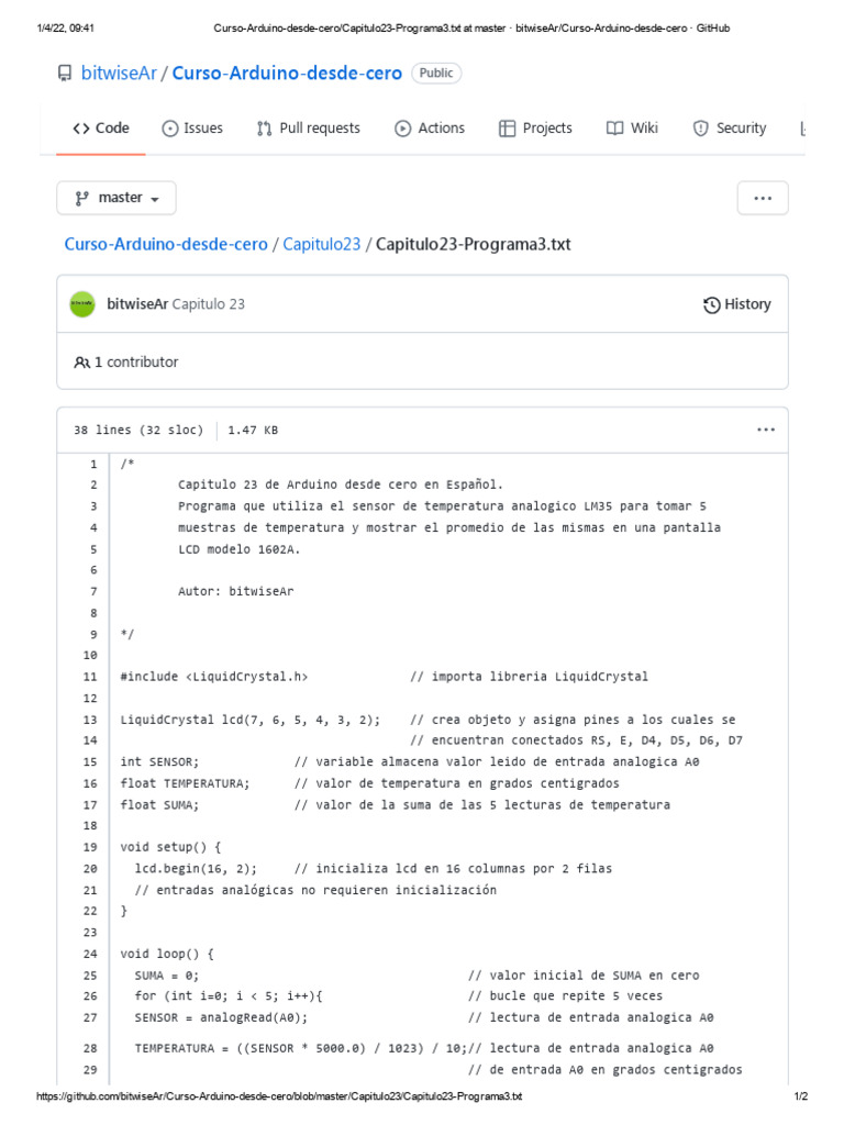 Curso-Arduino-desde-cero - Capitulo23-Programa3.txt at Master Bitwisear - Curso-Arduino-desde ...