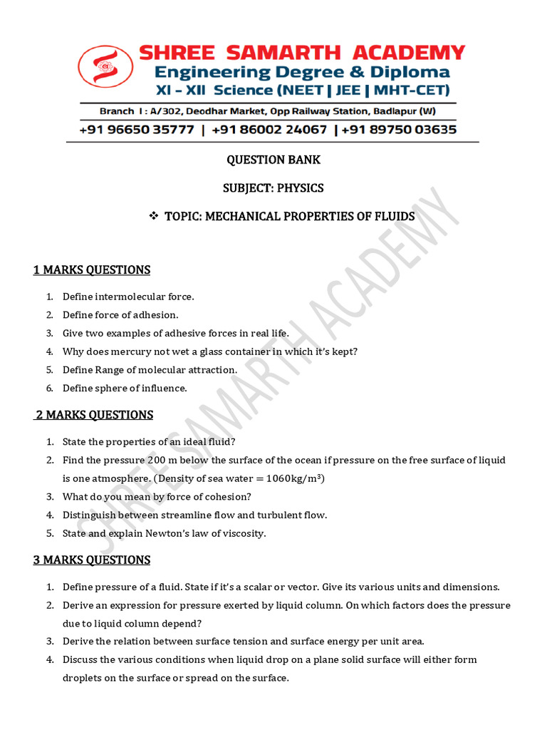 Physics Important Questions | PDF | Capacitor | Capacitance