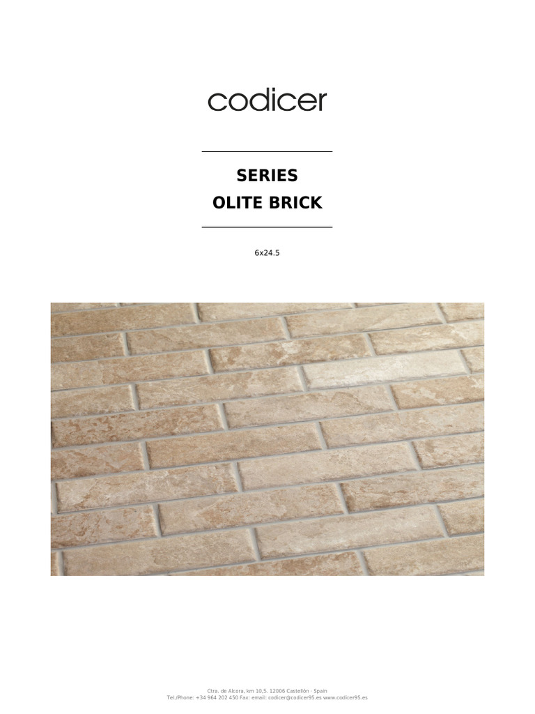 Codicer Olite Brick EQAkeqonPb en | PDF