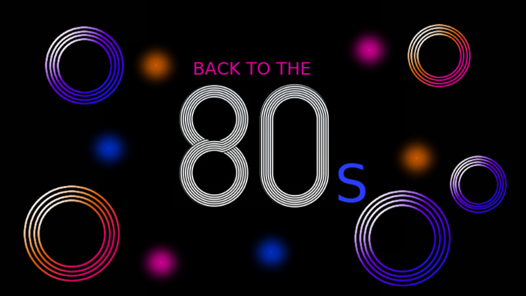 Back To The 80s Backdrop | PDF