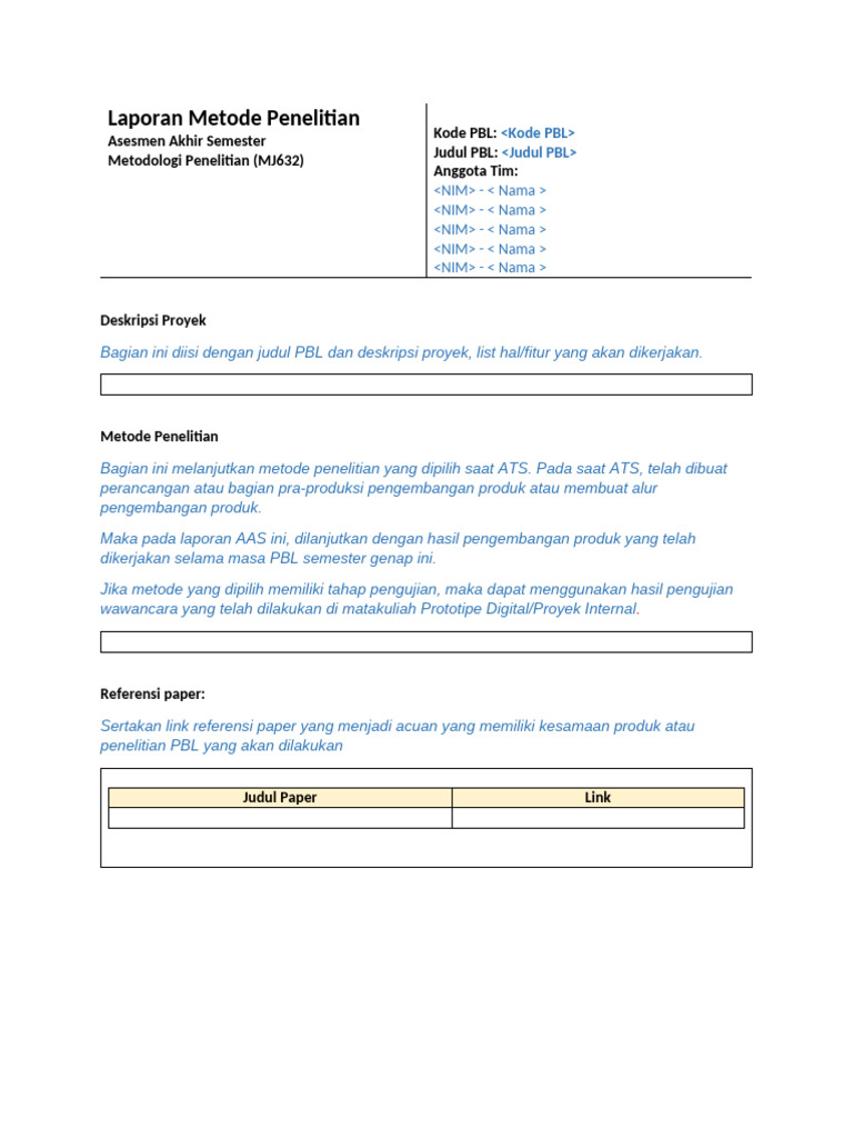 (Templateats) Aas Kodepbl Nim1 Nim2 Nimx | PDF