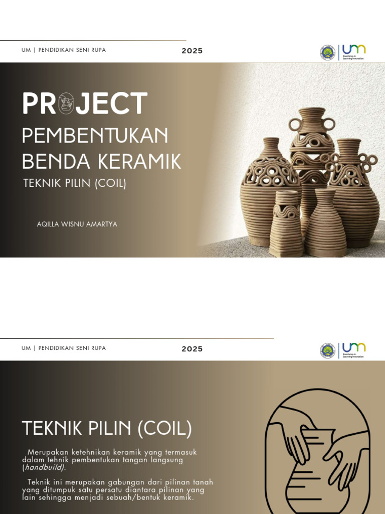 Teknik Pilin dalam Keramik Tanah Liat | PDF