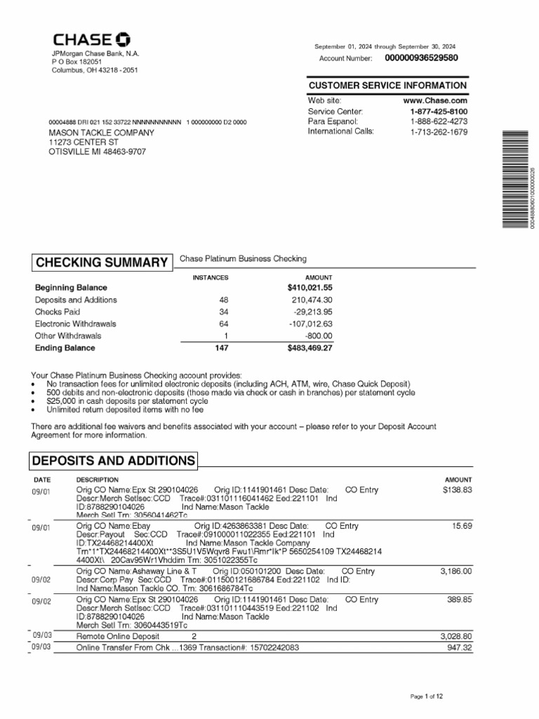Chase Bank | PDF