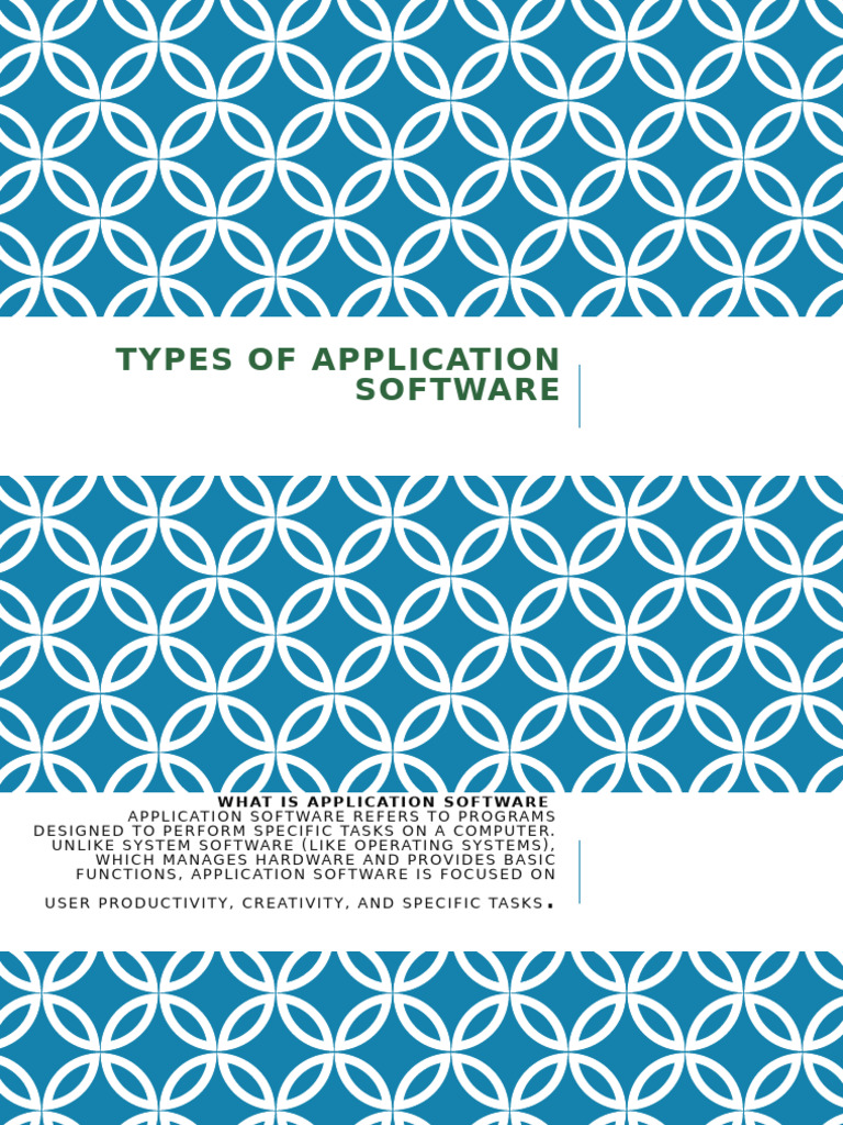 Types of Application Software | PDF | Programas